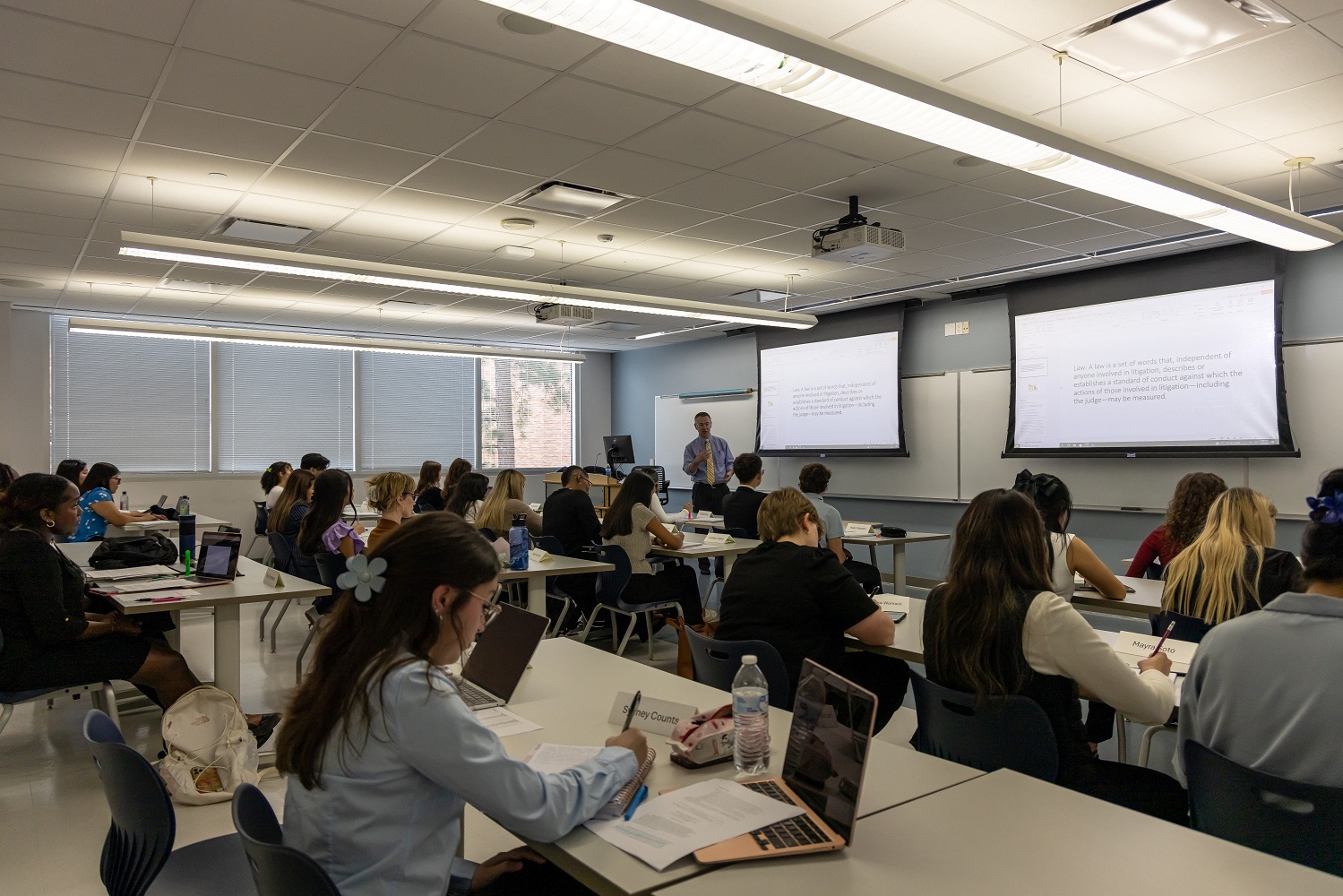 Simulated Law Class with Professor Val Ricks – Center for Law ...